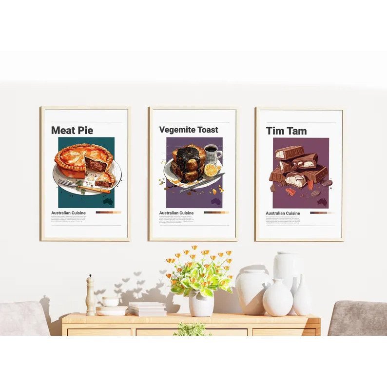 Tim Tam Poster: Australischer Foodie Kunstdruck (Digitaler Download ...
