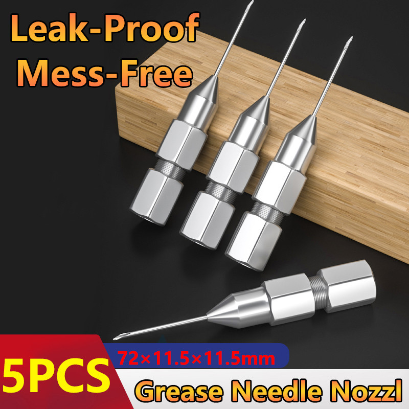 Precision Grease Needle Nozzle Universal Fit for all Grease Tool Reach ...