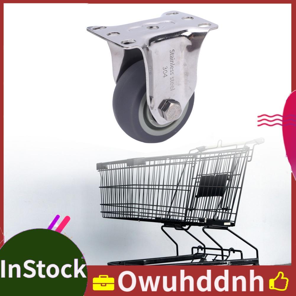 owuhddnh Caster Wheel 3in Stainless Steel Fixed 132.3Lbs Load Capacity ...