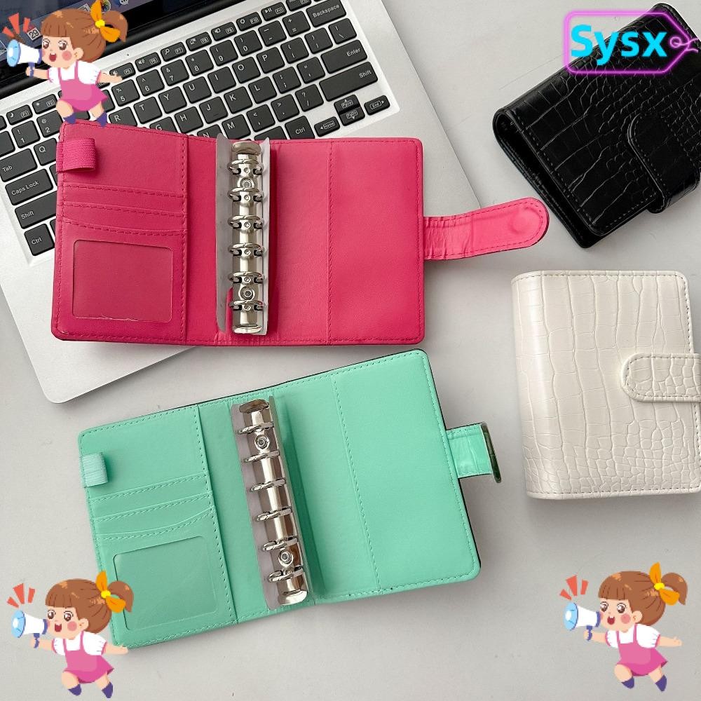 SYSX Diary Agenda Planner Paper Cover, A7 DIY Binder Notebook Cover ...