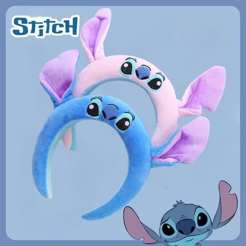Stitch Hairband Cartoon Kawaii Lilo & Stich Anti Slip Wash Face ...