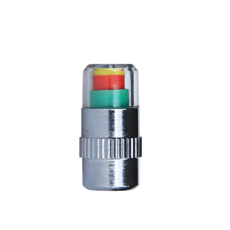 1 Pcs Plastic Compact Design Pressure Indicator Tire Valve Cap | Shopee ...