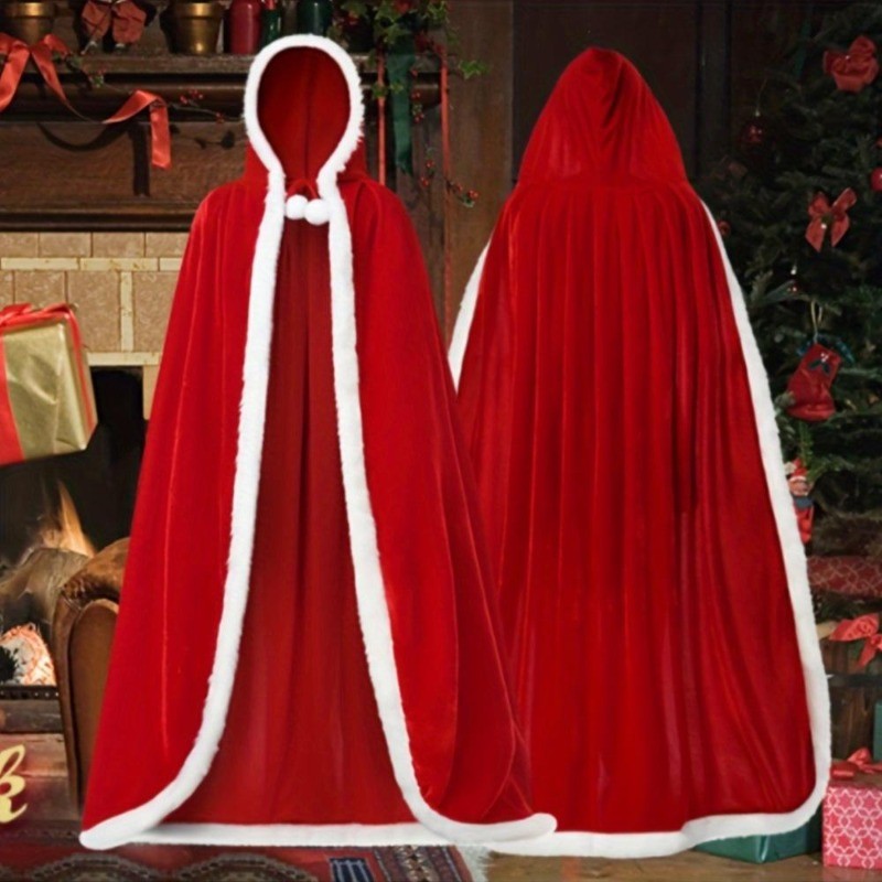 Christmas Santa Cape Cloak - Festive Costume for Kids & Adults, Stage ...