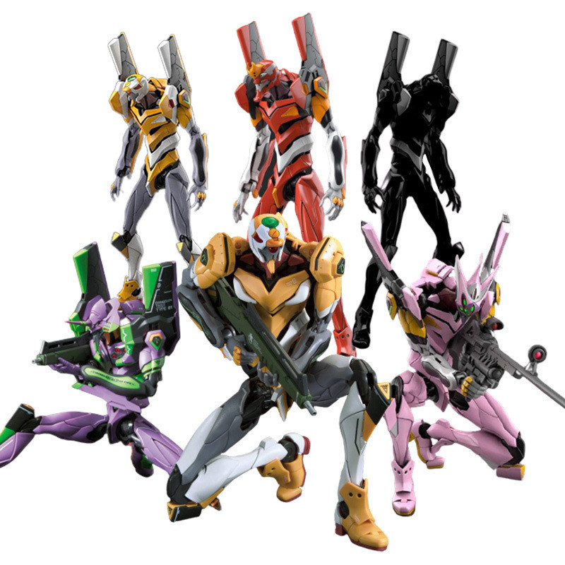 Bandai RG HG Evangelion EVA No. 1 Unit No. 2 Unit No. 3 Unit No. 3 Unit ...