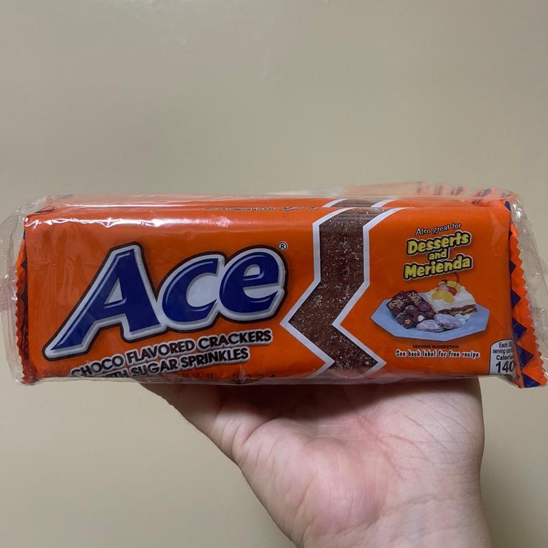 Ace Choco Flavored Crackers 10 pcs x 30g Ace biscuit | Shopee Philippines