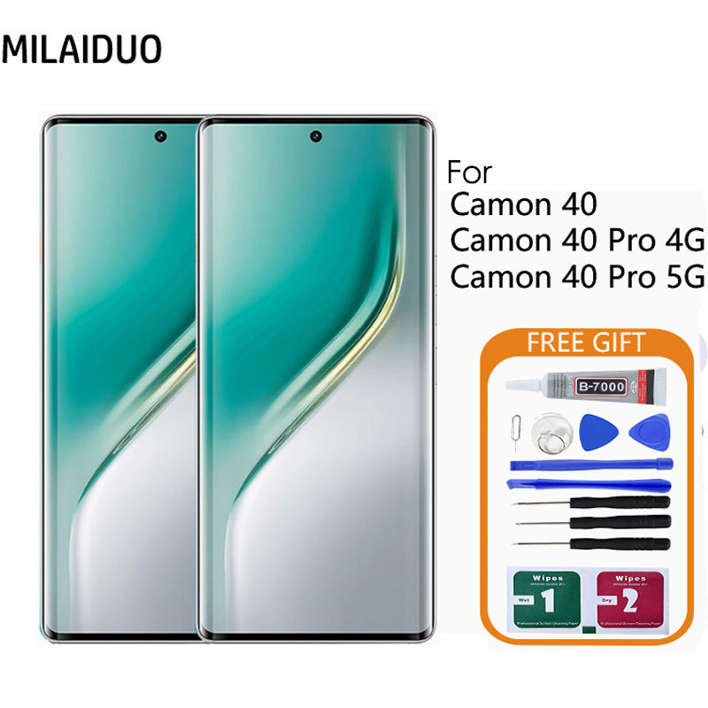 AMOLED For Tecno Camon 40 4G /Camon 40 Pro 4G 5G LCD Display CM5 CM6 ...