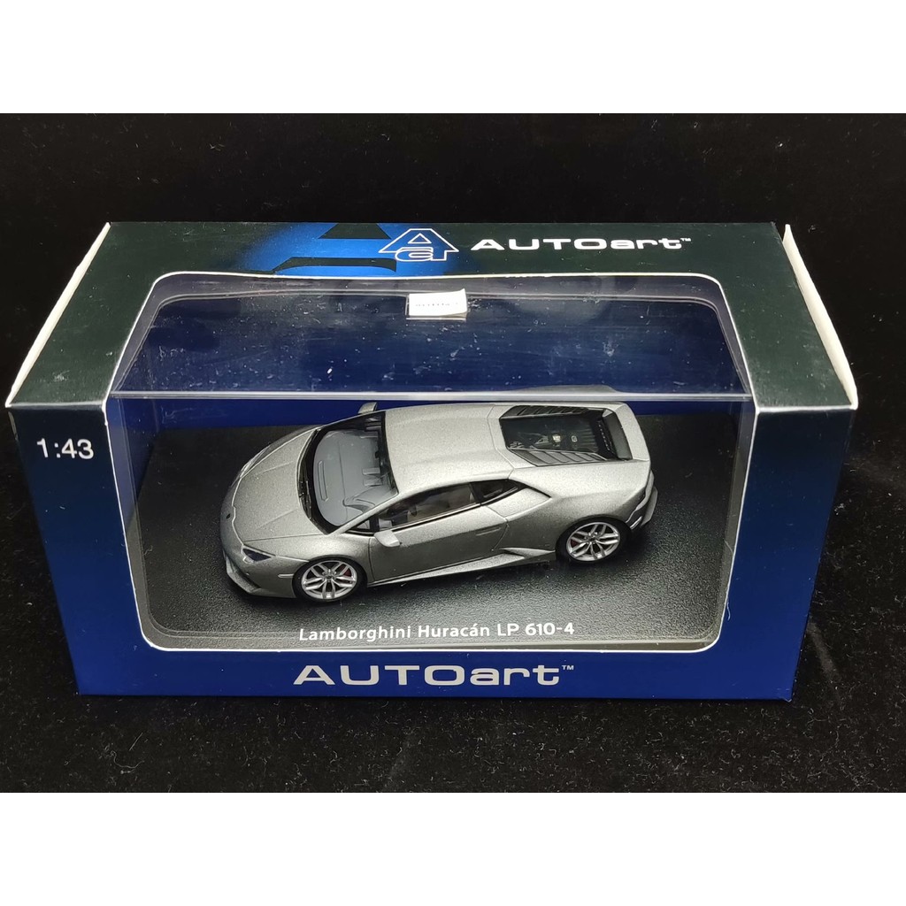 Otto Lamborghini Huracan LP 610-4 Matte Gray 1/43 autoart Lamborghini ...