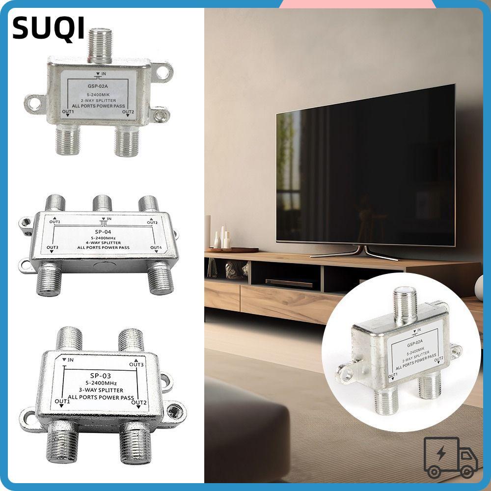HI-SUQI TV Antenna Satellite Splitter, Cable TV Signal Receiver ...