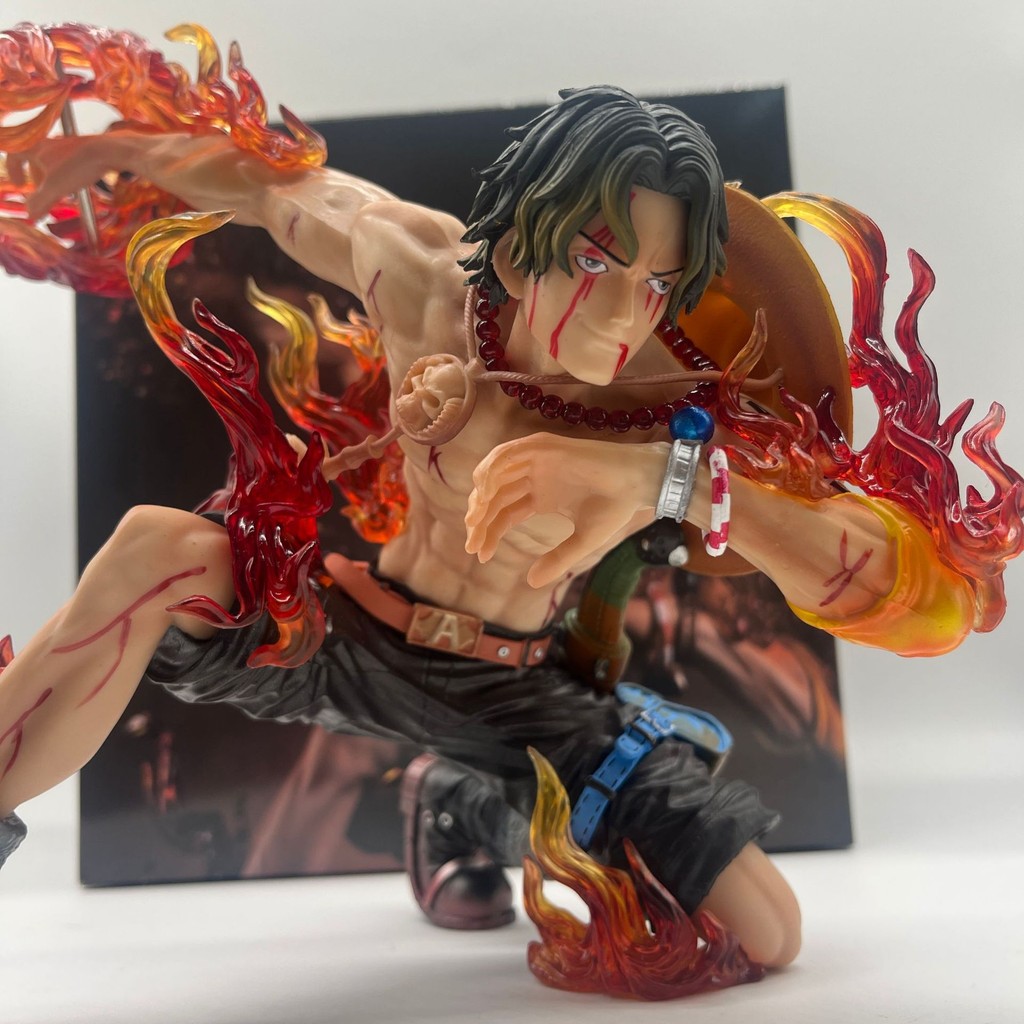 One Piece Figure Fire Fist Ace Resonance Series PT Flame Emperor Ace ...
