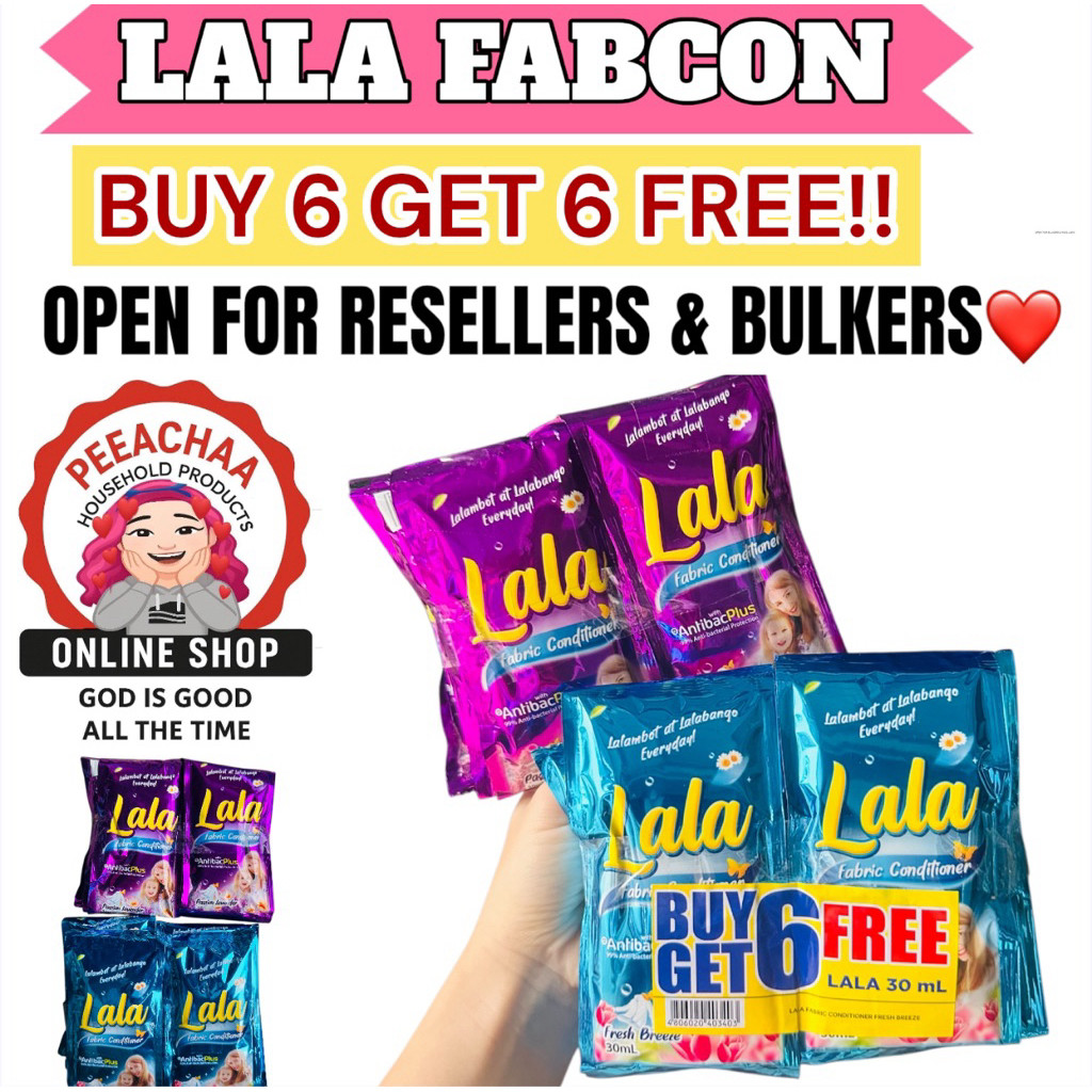 LALA FABCON SOFTENER 30ml SOLD PER PIECE | Shopee Philippines