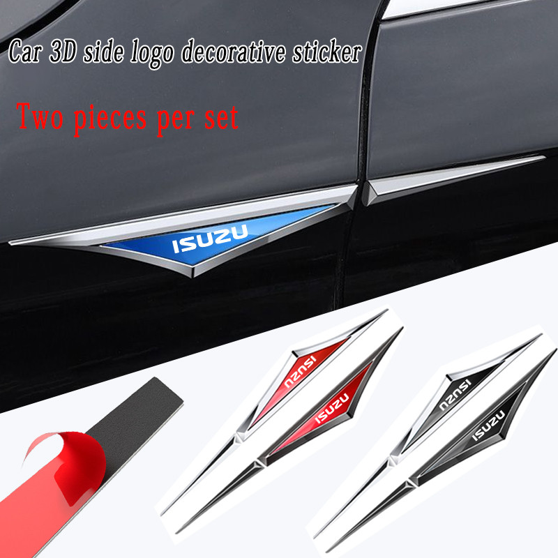 Isuzu Car Stainless Steel Blade Leaf Panel Side Label Metal Decorative ...
