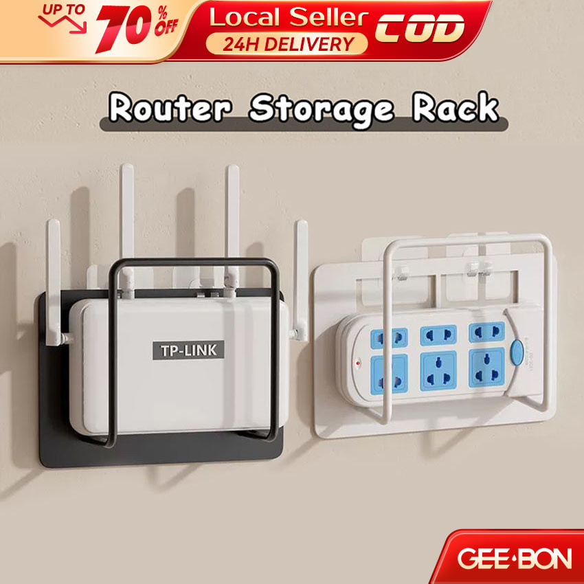 GEEBON Router Placement Socket Wall Mount Fixture Wifi Storage Box ...