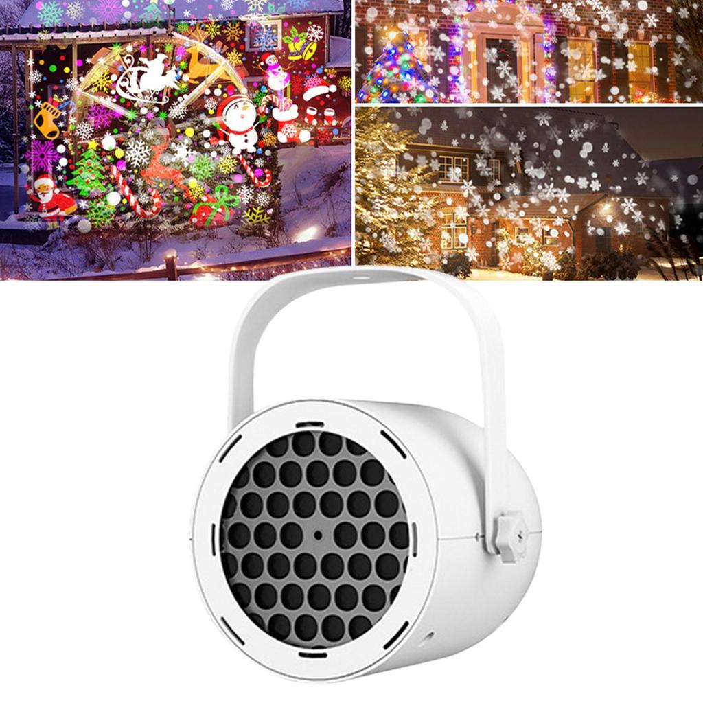 Christmas Light Projector 16 Patterns Lamp Adjustable Holiday Projector ...