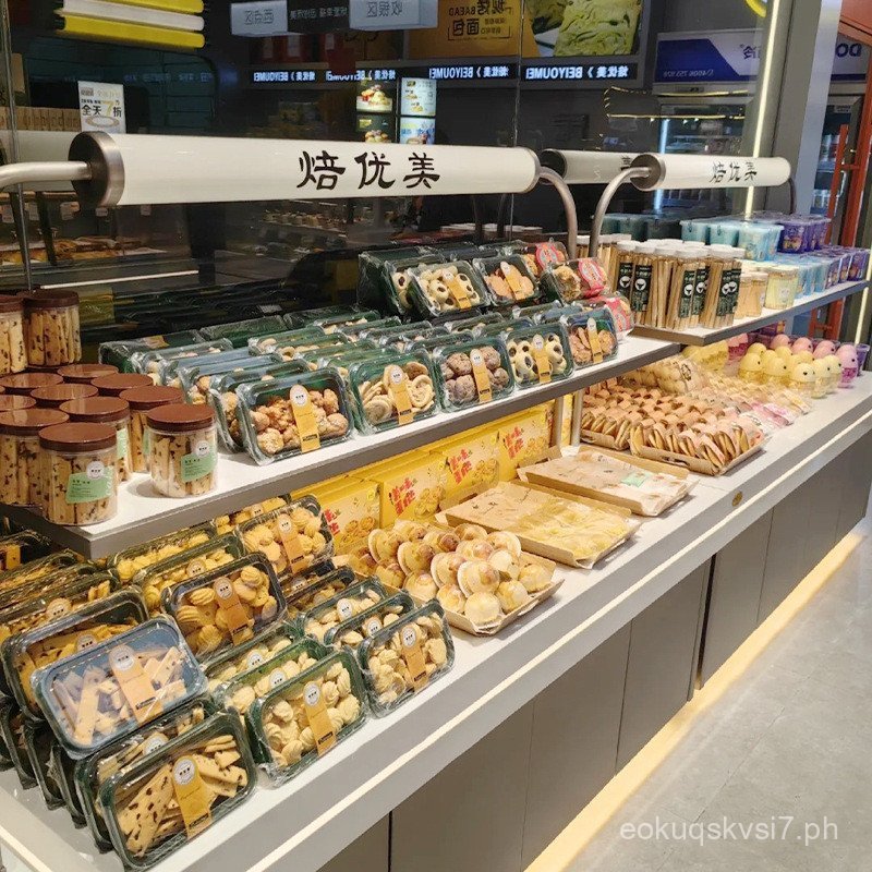 Cake Display Cabinet Design Custom Food Display Cabinet with Lights ...
