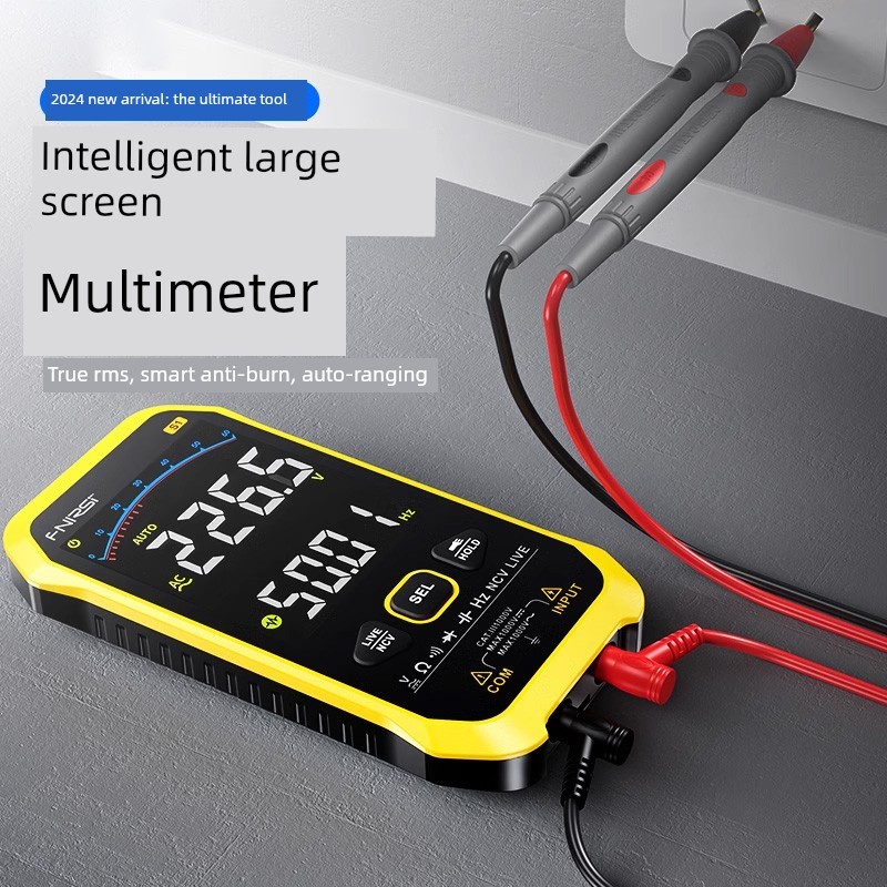 FNIRSI Portable Ultra-Thin Anti-Burn Digital Display Multimeter ...