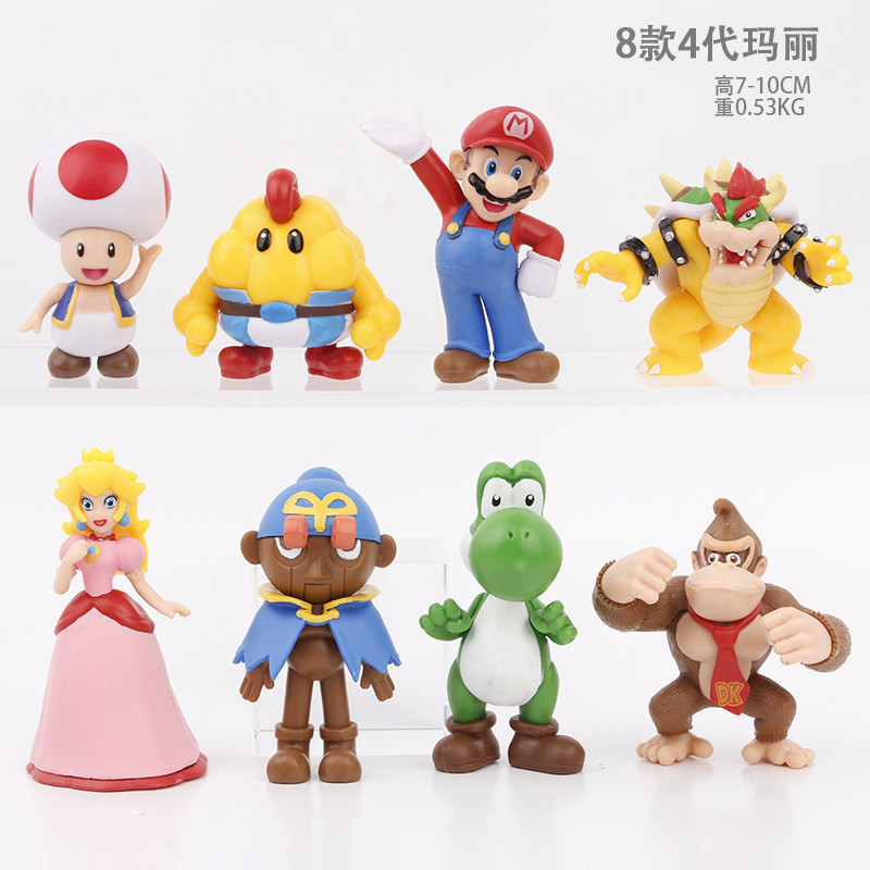 Figure super mario Anime super mario Figure Ornament Model Toy Louis Ki ...