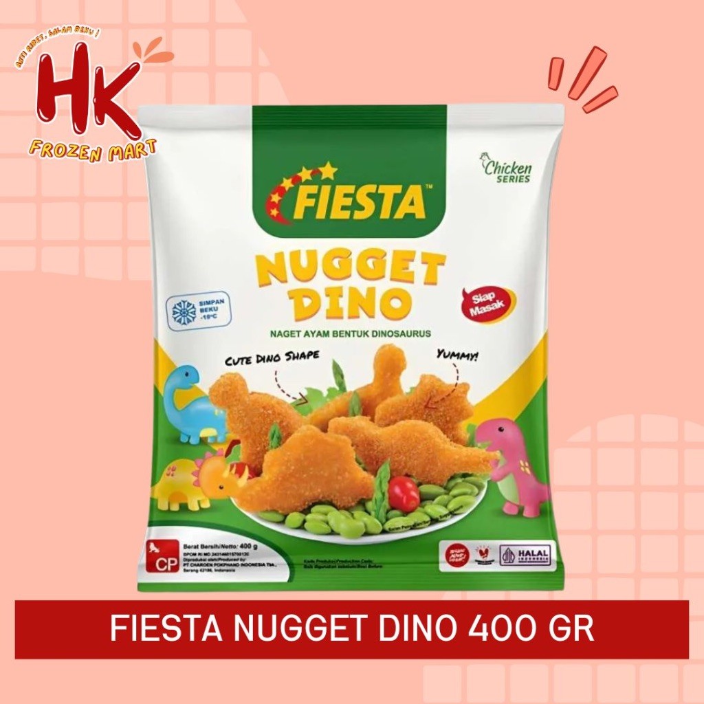 Fiesta Nugget Dino 400gr | Chicken Nuggets premium Animal Shaped ...