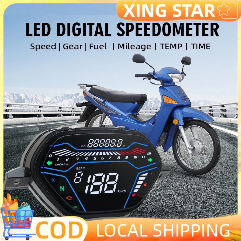 Honda MT110 WAVE110 Alpha Speedometer Gauge Digital Meter Alpha ...