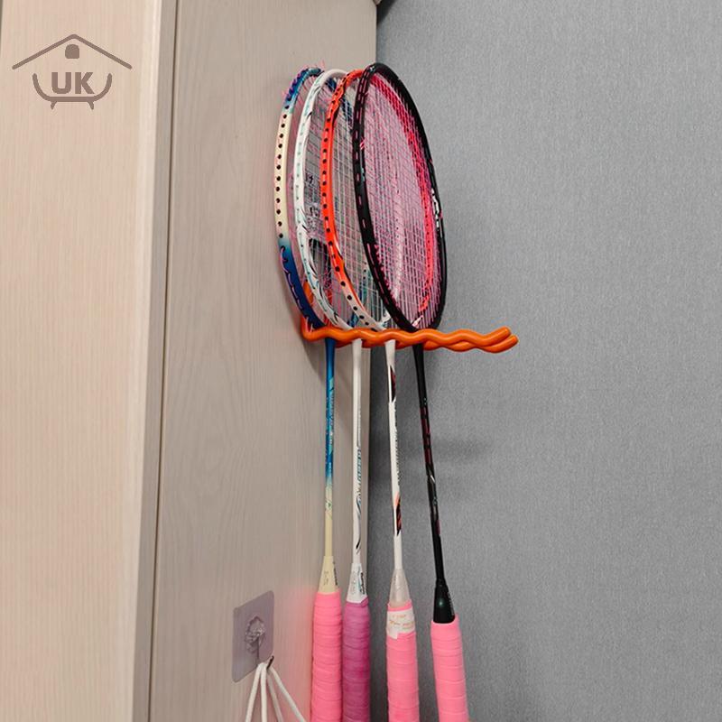 UK Wall Mounted Racket Holder Tennis Racket Holder Badminton Racket ...