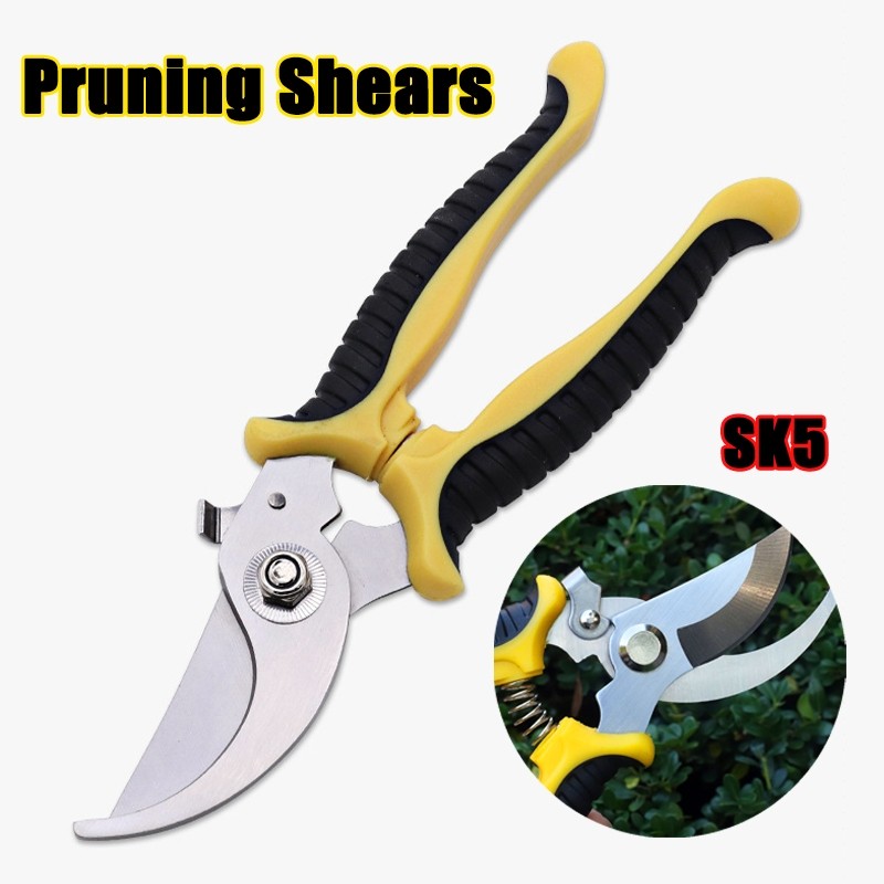 SK5 Gardening Pruning Shears High Carbon Steel Cutter Garden Plant ...