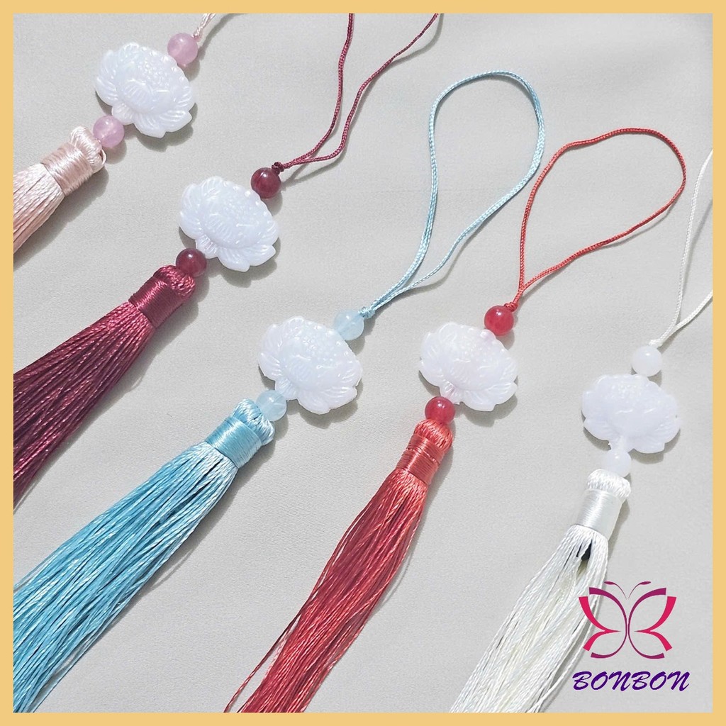 Multi-colored lotus tassel decorative string accessories,..- BONBON ...