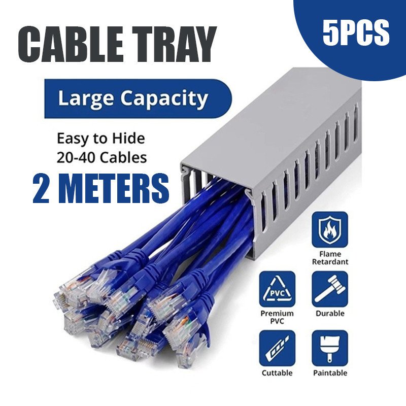 PVC Cable Tray PVC Cable Duct Tray Slotted Cable Raceway Cable ...