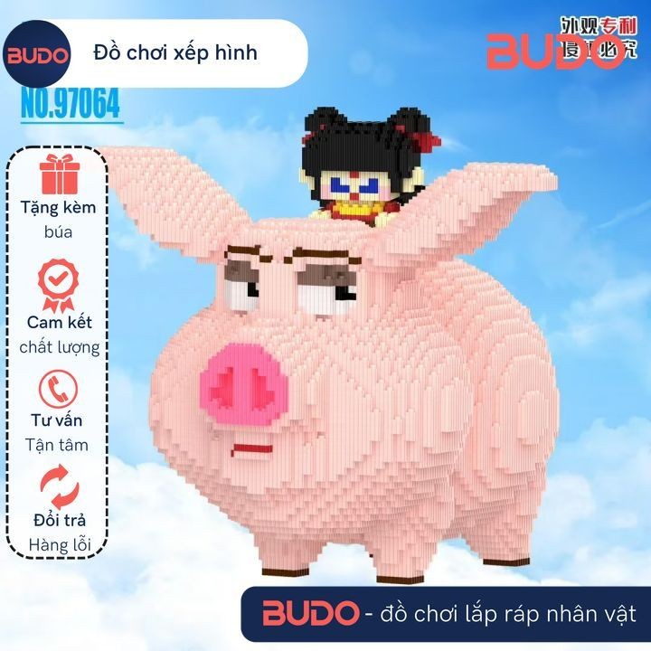 Natra na tra ma dong descends the ly natra riding a pig riding a chibi ...