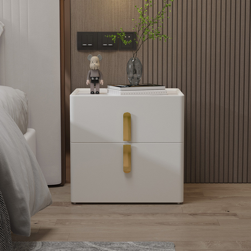 Whole Pack Light Luxury Bedside Table Simple Modern Leather Art Slate ...