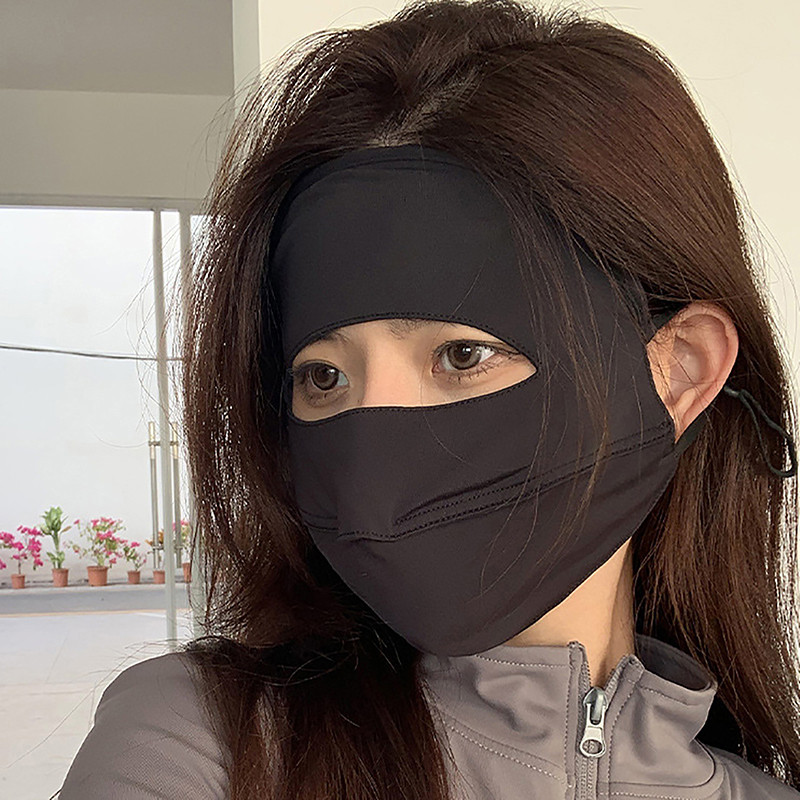 // Y&F // Mask Summer Thin Section Full Face Sun Mask Uv Outdoor ...