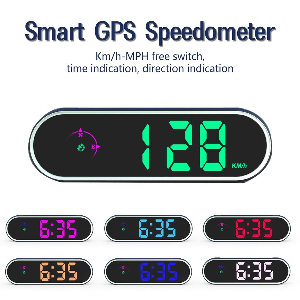 HUD GPS Speedometer Digital Speedometer Universal Car HeadsUp Display ...