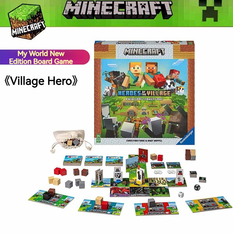 Minecraft Board Game Merchandise – Cube Puzzle Thinking Cards ...