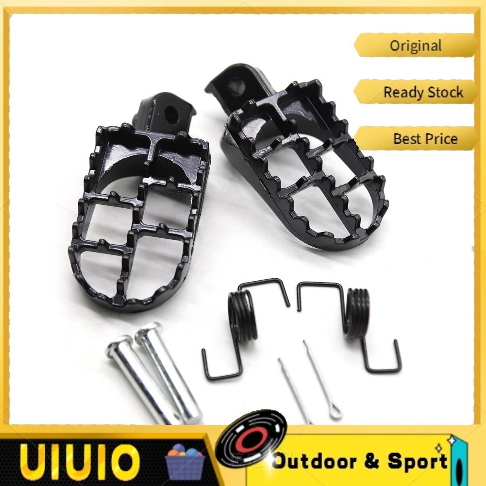 uiuio-ph Footrests Kit Black Aluminum Replacement for Yamaha YZ125 ...