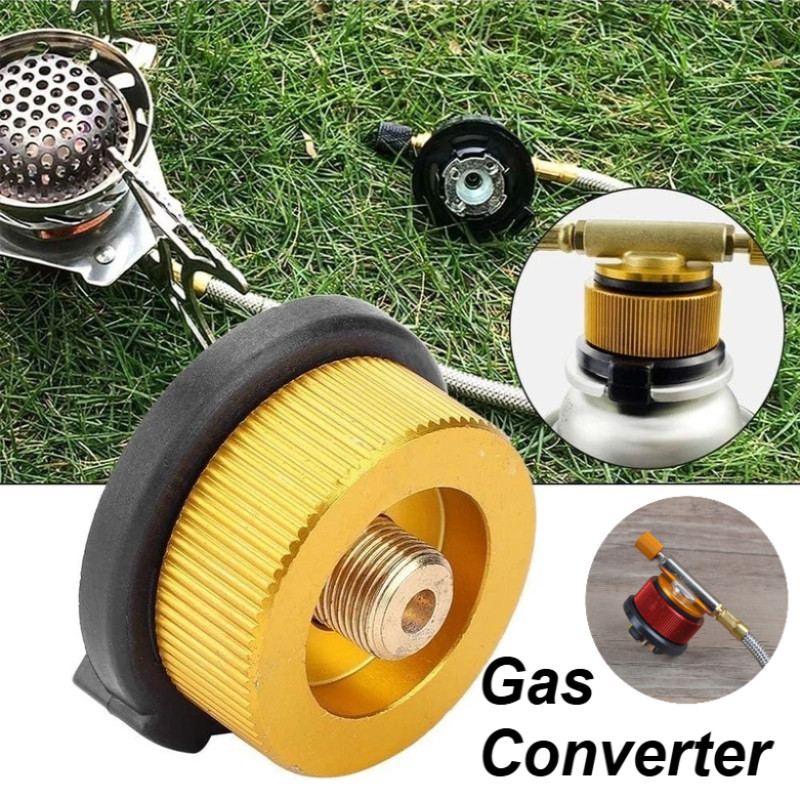 Camping Butane Adapter Gas Stove Burner Connector Converter Canister ...