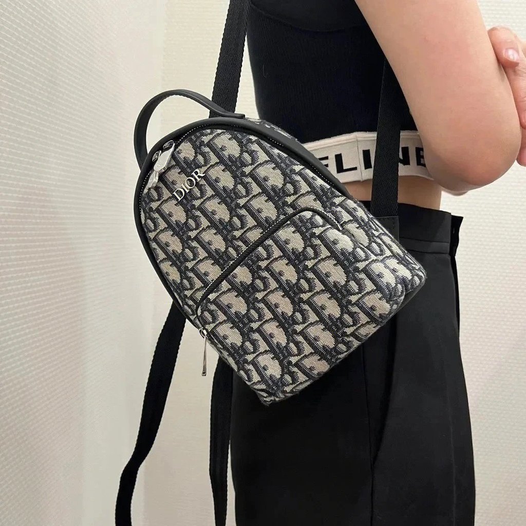 DIOR DIOR Backpack School Bag Backpack Backpack | Shopee Philippines