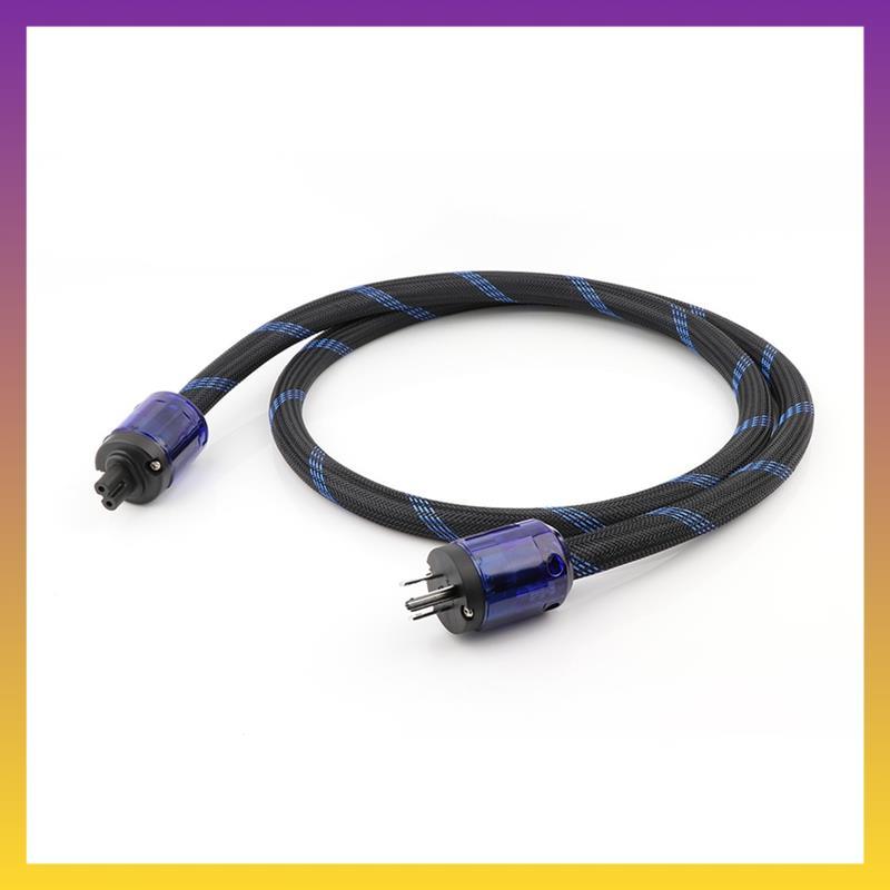 HiFi Audiophile Power Cord,Male Plug+Female Connector Audio AC Power ...