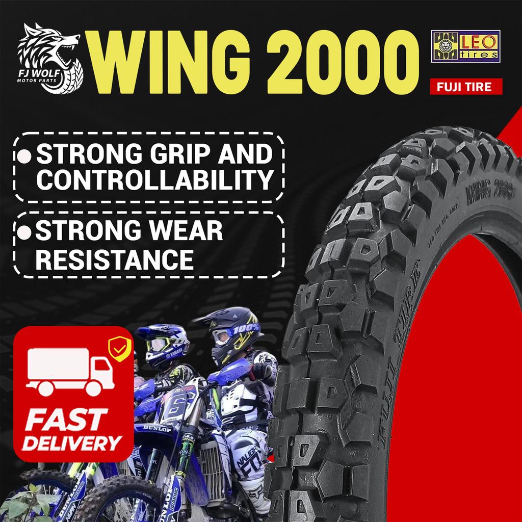 ⭐LEO FUJI WING 2000 Off-road motorcycle Tire ON/OFF ROAD DUAL SPORT ...
