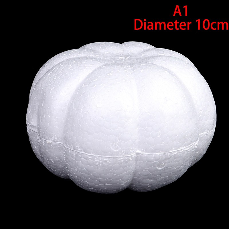 FAPH Foam Pumpkin White Blank Halloween Christmas Simulation Pumpkin ...