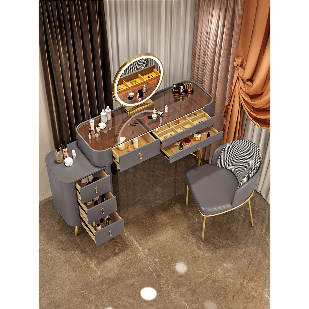 Dressing Table Bedroom Modern Simple Small Apartment Dressing Table ...