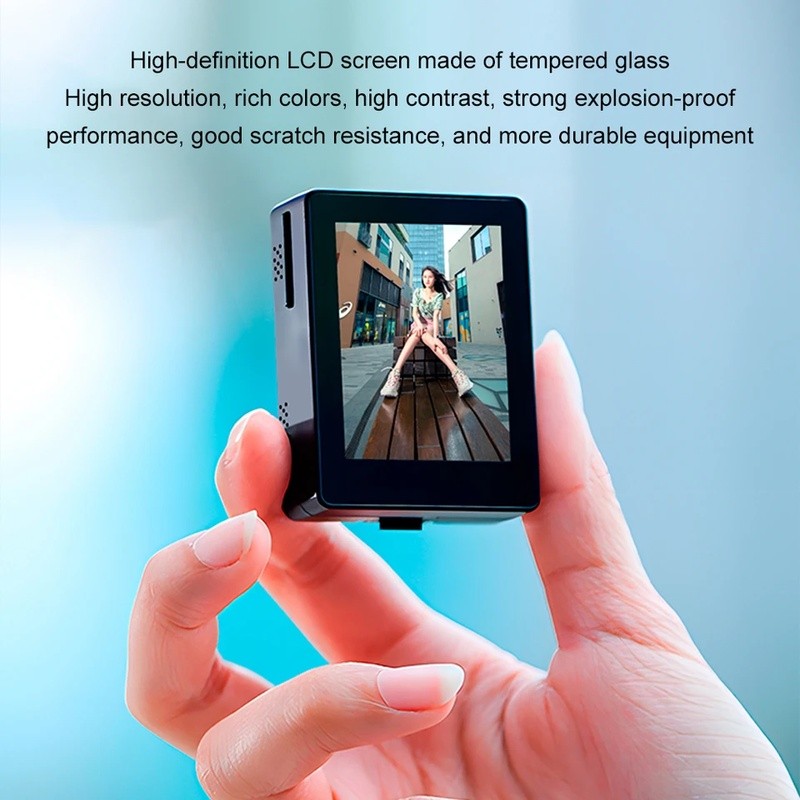 Mini Portable Smartphone Selfie Screen Display for Phone Rear Camera ...