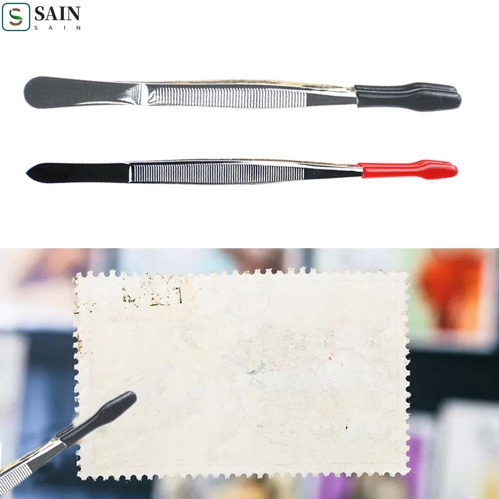 SAIN Hand Tool Anti-Static Precision Laboratory Craft Rubber Tip Tongs ...