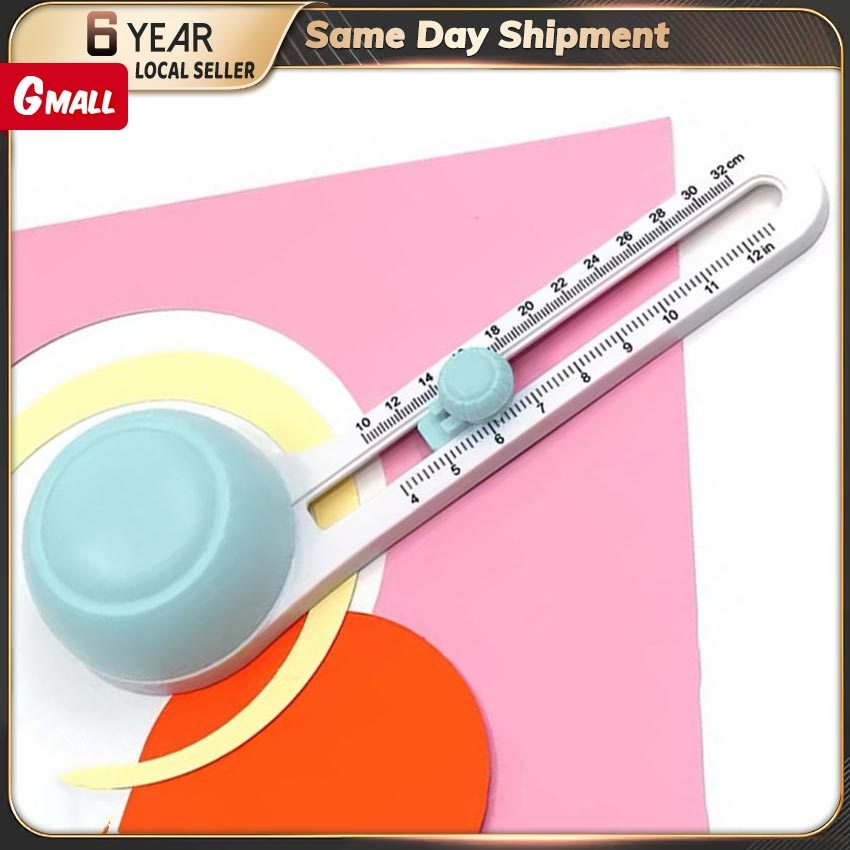 1pc Circular Paper Cutter Scrapbook Cards Circle Shape Cutter DIY Round ...