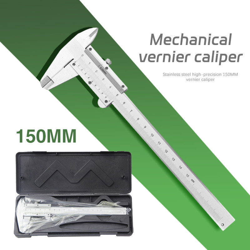 Stainless steel vernier caliper high precision industrial grade small ...