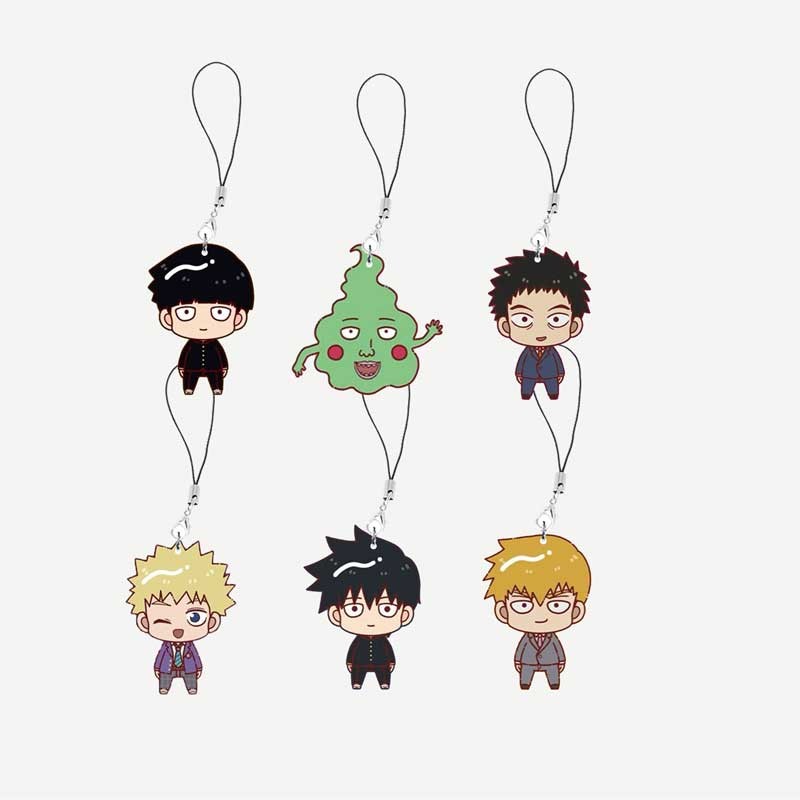 Anime Mob Psycho 100 Mobile Phone Charms Acrylic Mob Psycho 100 Small ...
