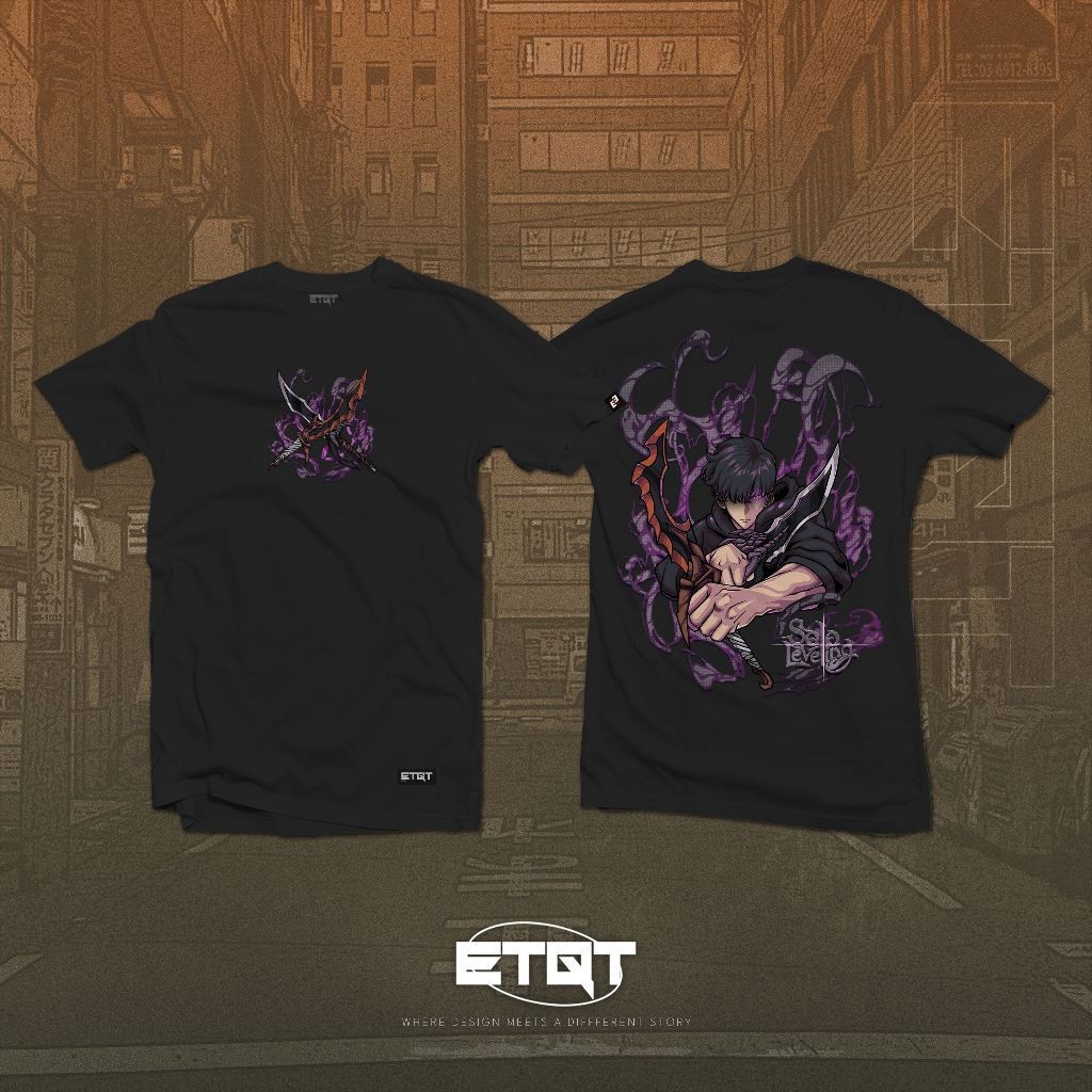 ETQT.basic Anime Shirt - Unisex -Solo Leveling - Sung Jin Woo v2 ...