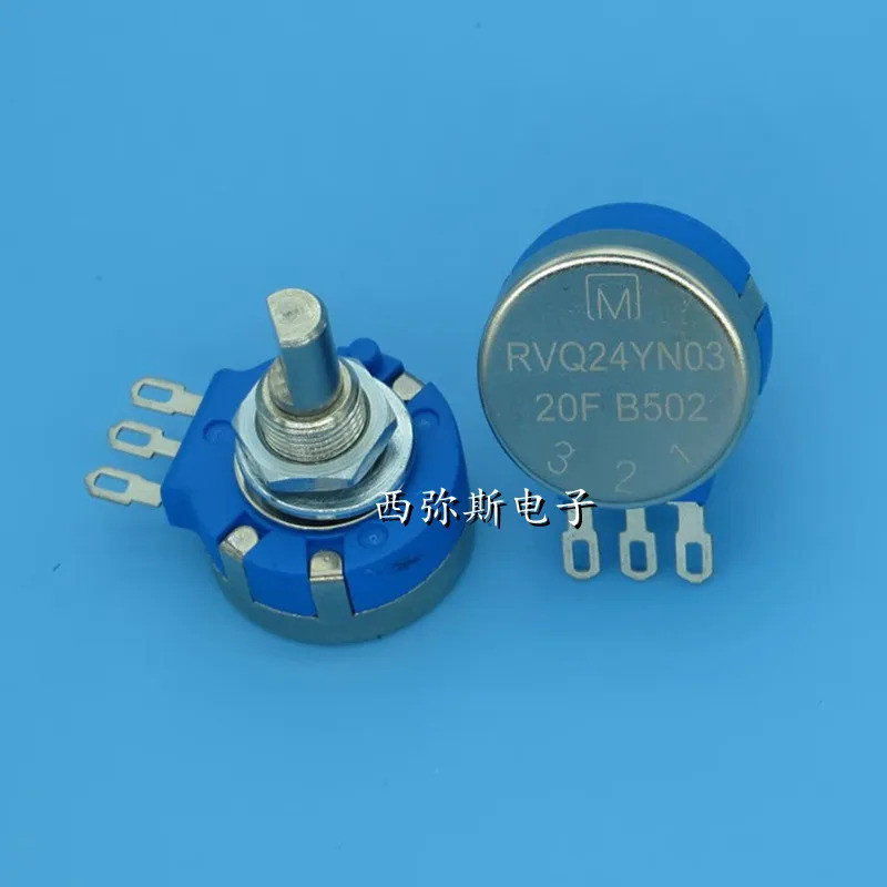 1pcs,Single loop rotary potentiometer,RVQ24YN03 20FB502,B5KΩ,Axis ...