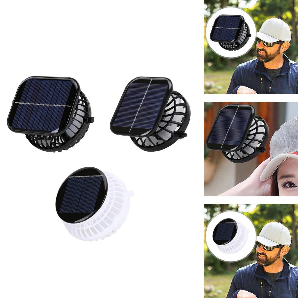 [homyl5dl] Solar Powered Fan Personal Fan Lightweight Portable Small ...