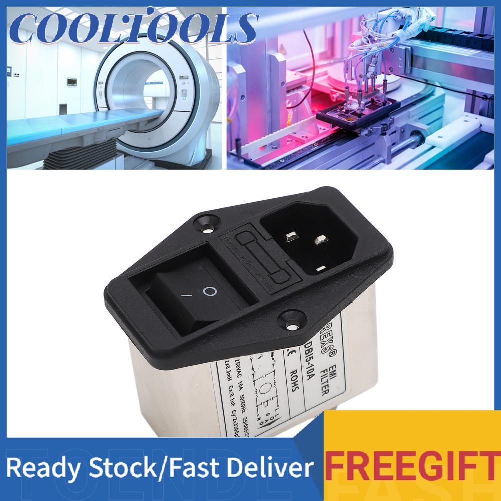 Cooltools Module Plug AC 115V 250V Rocker Switch Power Socket 6.3x0.8 ...