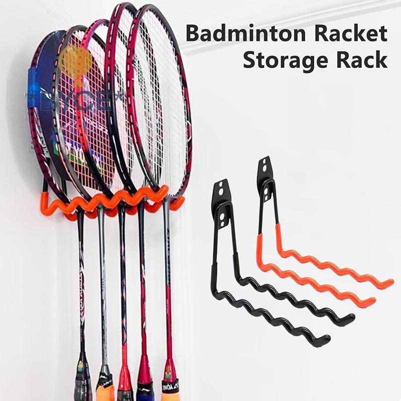 BYCE> Wall Mounted Racket Holder Tennis Racket Holder Badminton Racket ...