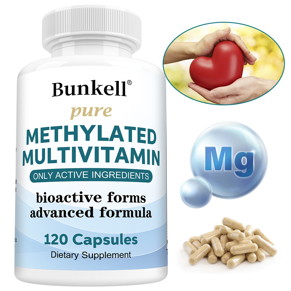 Bunkell - Purely methylated multivitamin, rich in vitamins A, D3, and E ...