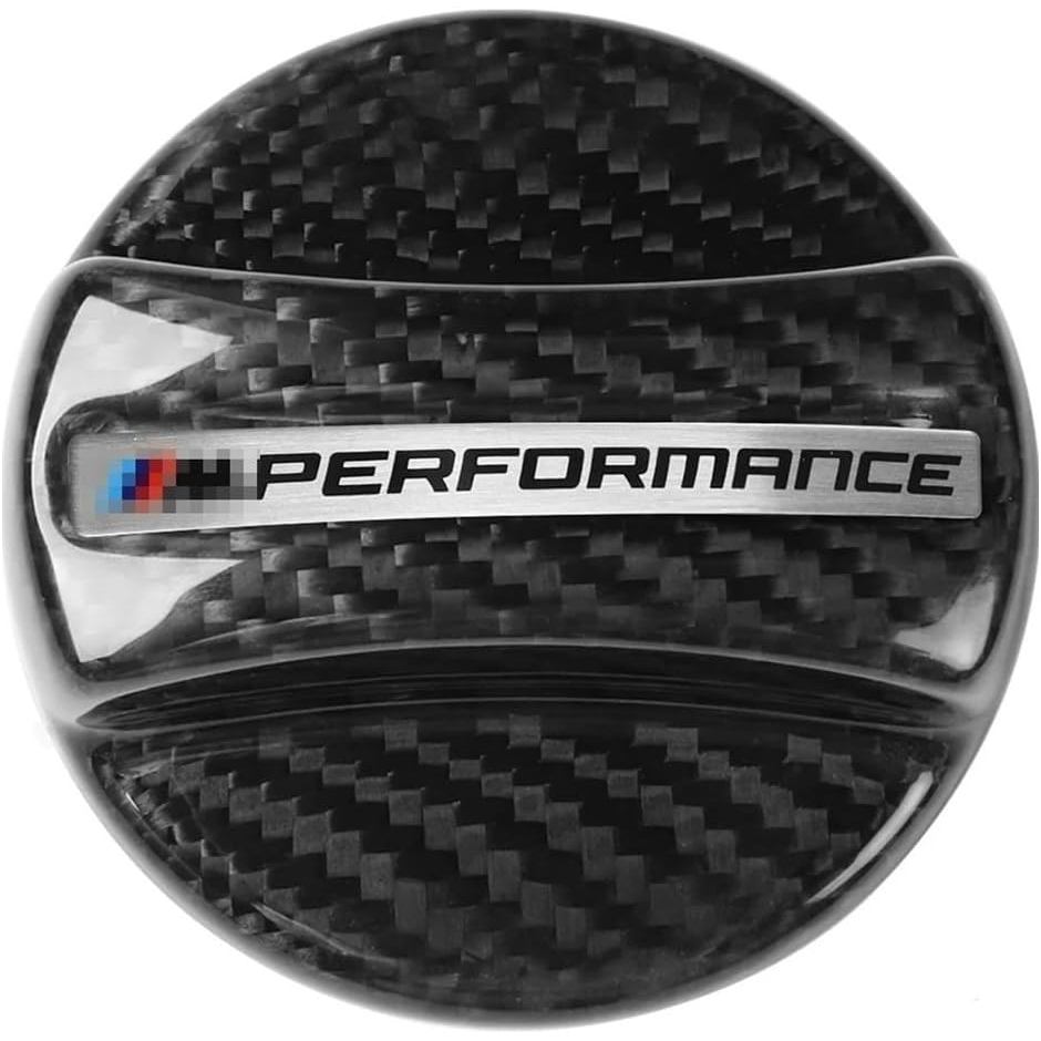 Carbon Fiber Car Fuel Tank Oil Gas Cap Trim Cover Decor Compaitble For ...